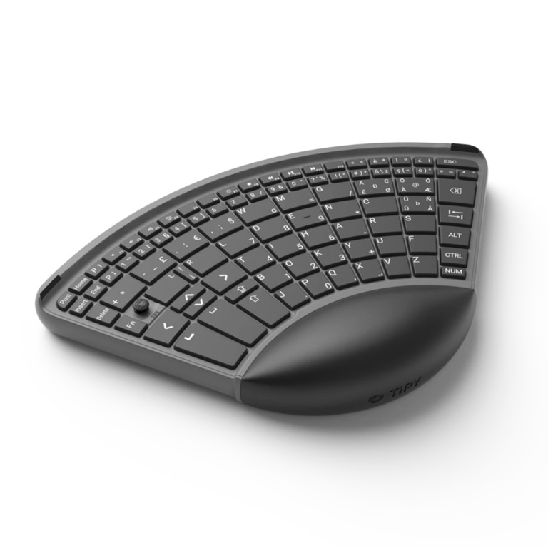 TiPY One-Handed Keyboard Black - InclusiveTLC